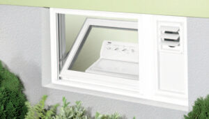 Basement Hopper - Platinum Vinyl Windows